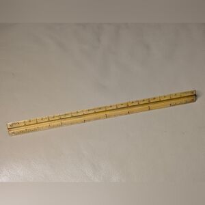 Office | Vintage Us Std Triangular Wooden Ruler Made In Usa | Poshmark
